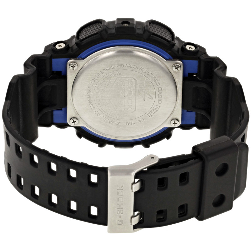 Habimat - Montre G-SHOCK GA-100 rouge à aiguilles